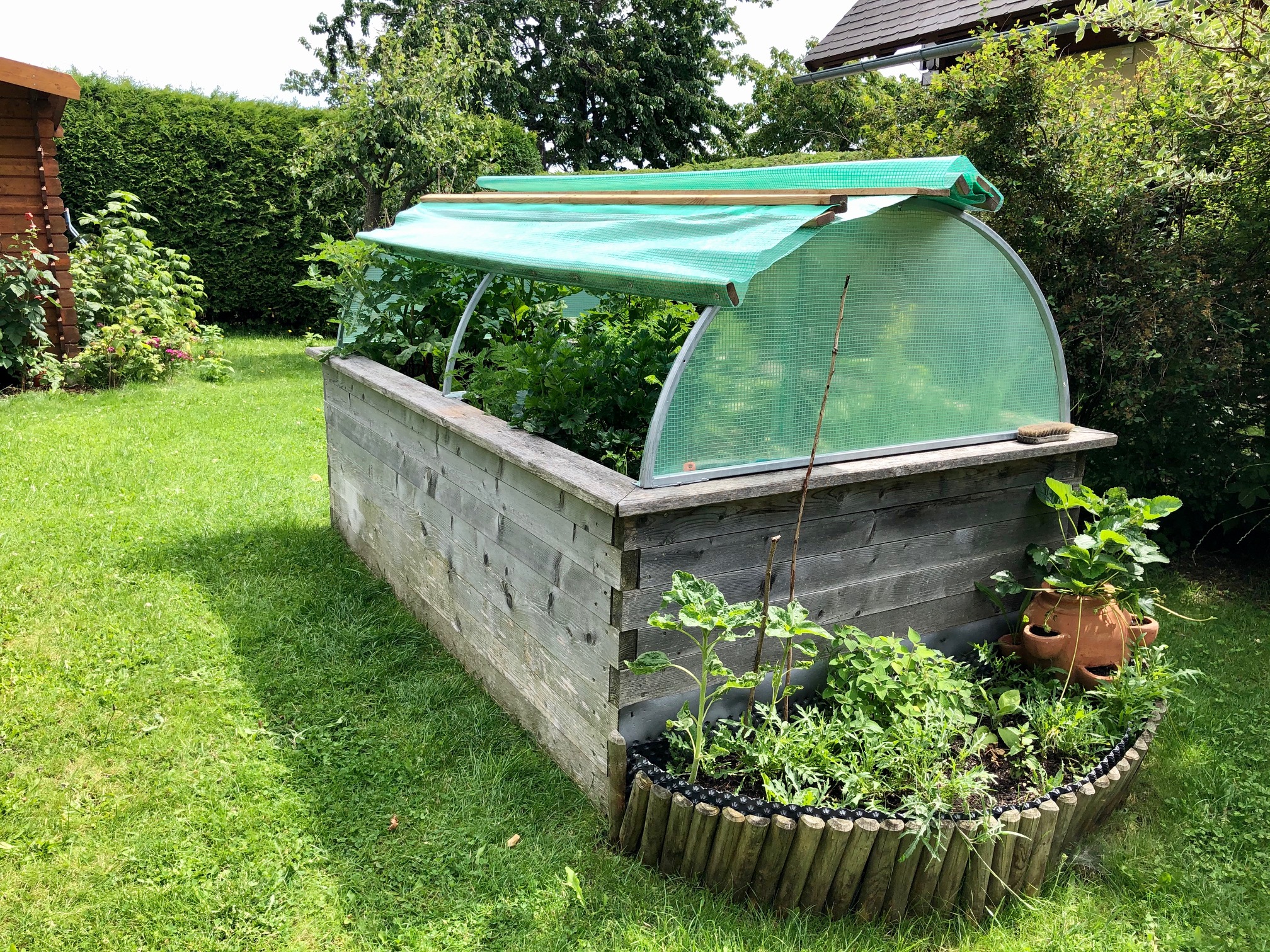 Erstaunlich Hochbeet Mit Abdeckung Bilder